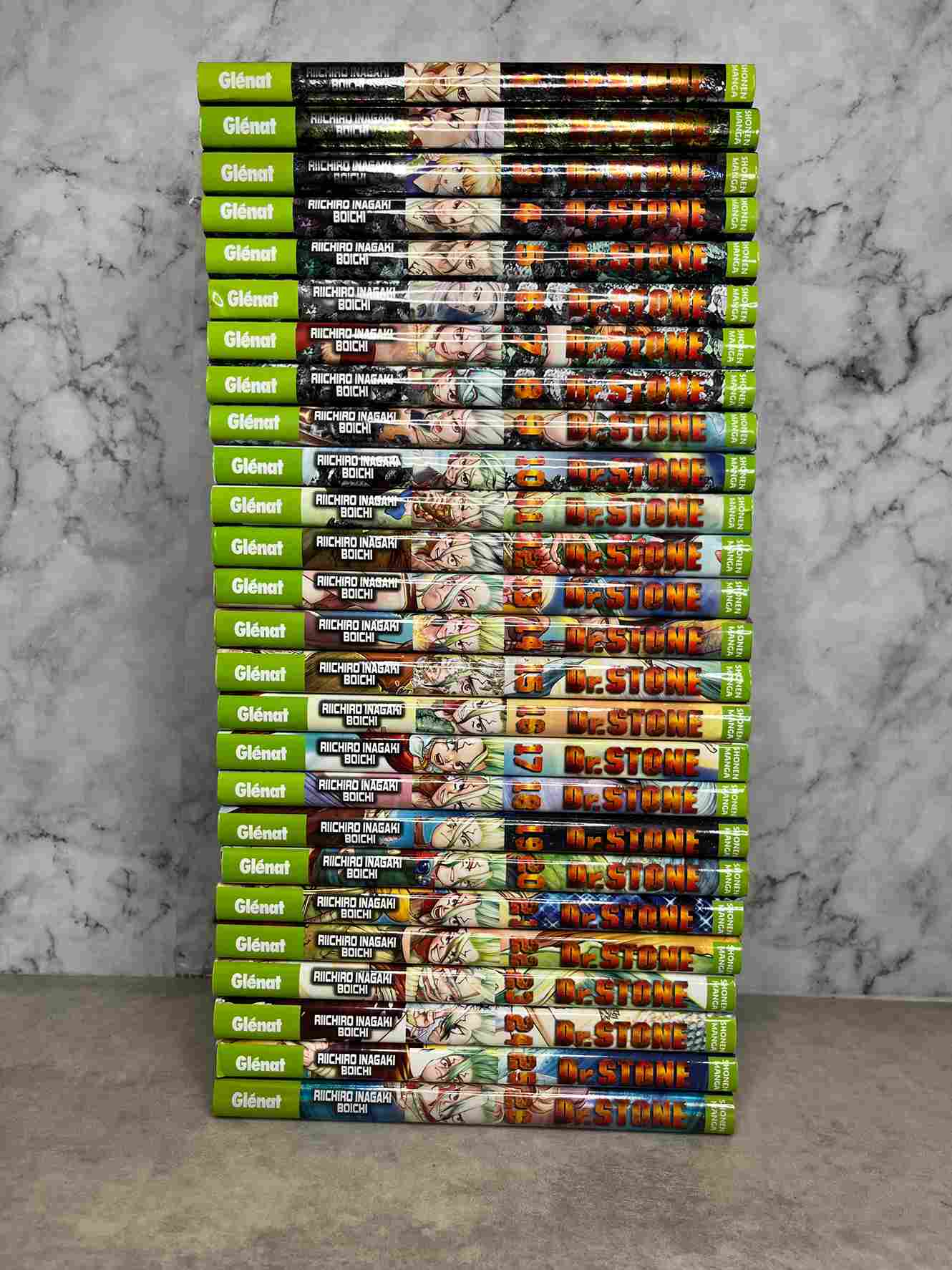 Dr Stone : Collection Complète - 26 Tomes ( 4 tomes brillant ) - Nolax-Shop